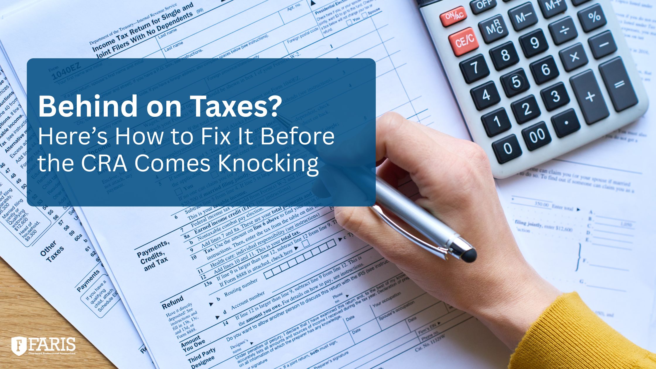 Behind on Taxes? Here’s How to Fix It